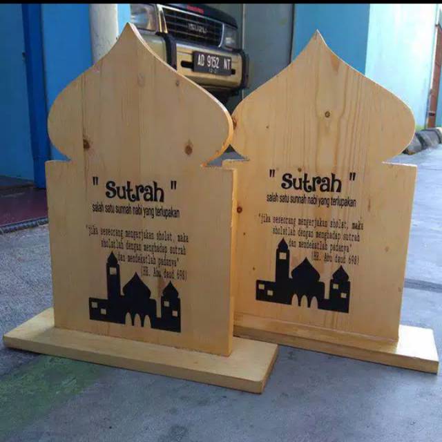 Jual Sutrah/ pembatas sholat bahan kayu jati belanda | Shopee Indonesia