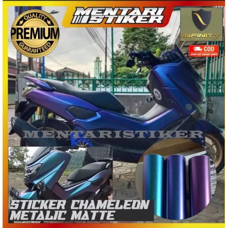 Jual STICKER CHAMELEON METALIC DOF/STIKER CHAMELEON/SKOTLET BUNGLON ...