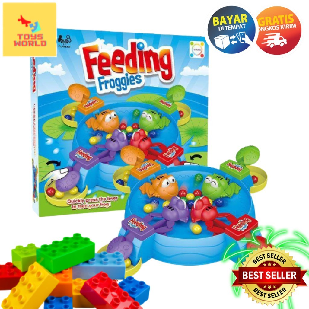 Jual Mainan Feeding Froggies Mini Arcade Family Games P X L X T = 30 ...