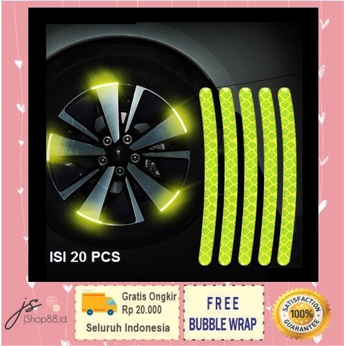 Jual STIKER CAHAYA VELG BAN MOBIL MOTOR SEPEDA / STIKER PELAK RODA ...