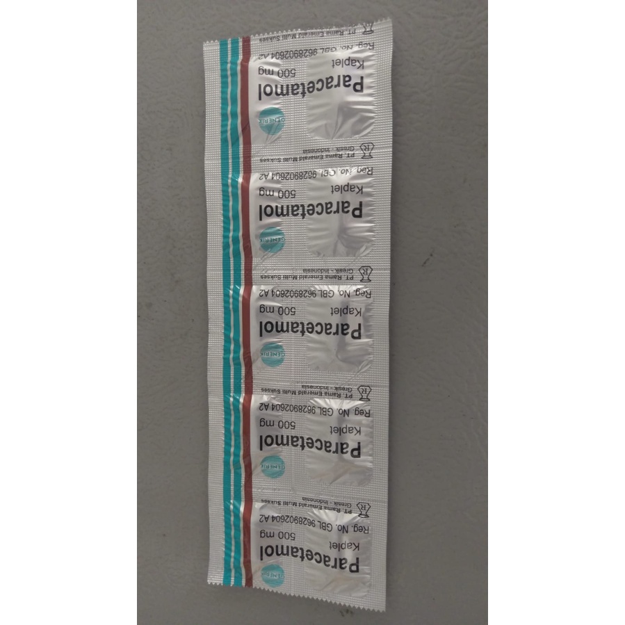 Jual Paracetamol 500 Mg Strip 10 Kaplet - Pereda Nyeri dan Demam ...