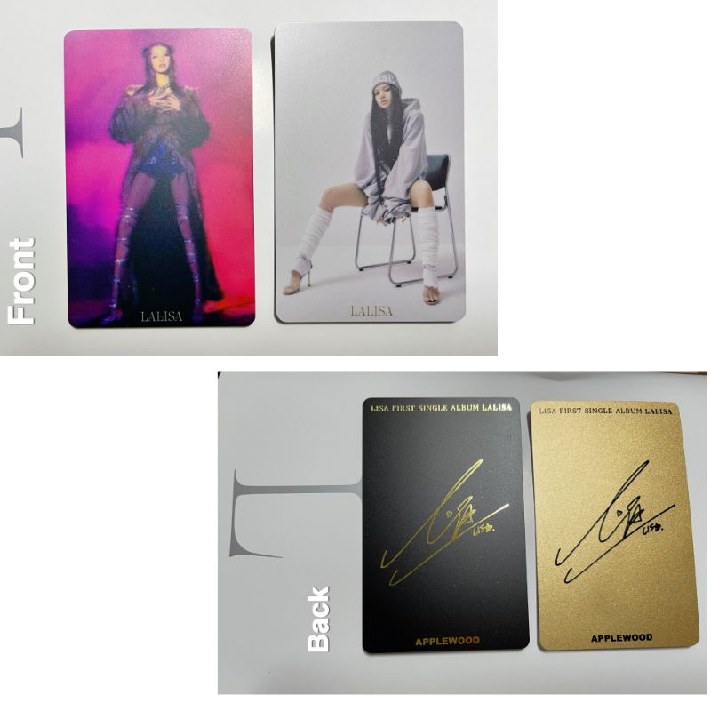 Jual LALISA - Lisa Solo Album Apple wood Fansign Event Photocard ...
