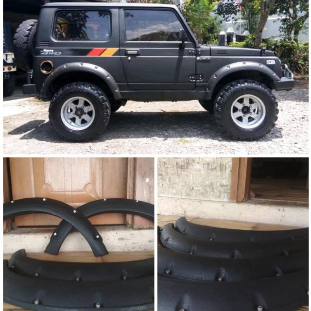 Jual Over Fender Spakbor Ban Jimny Katana Model Bulat Oval Terbaru ...