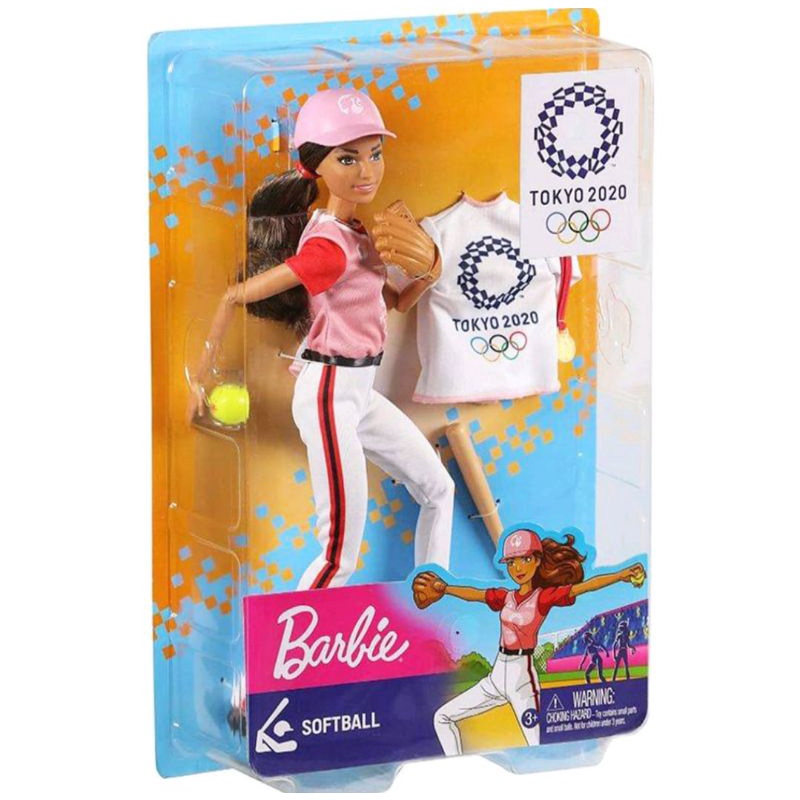Jual Barbie Olympic Games Tokyo 2020 SoftBall (Barbie Paling Murah dan ...