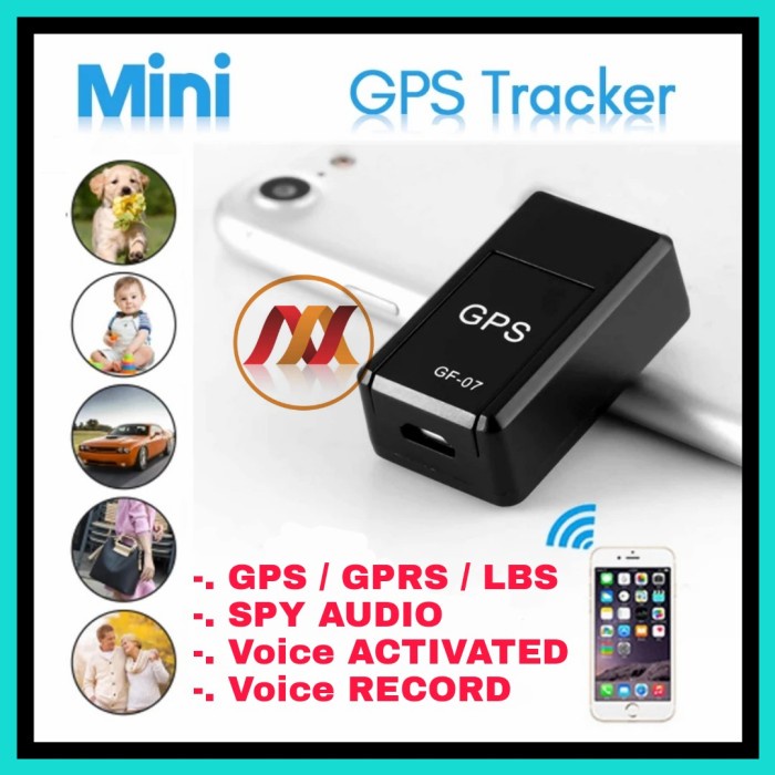 Jual Gps Mobil / Motor Mini GPS Tracker GSM Recording Voice GF07 ...