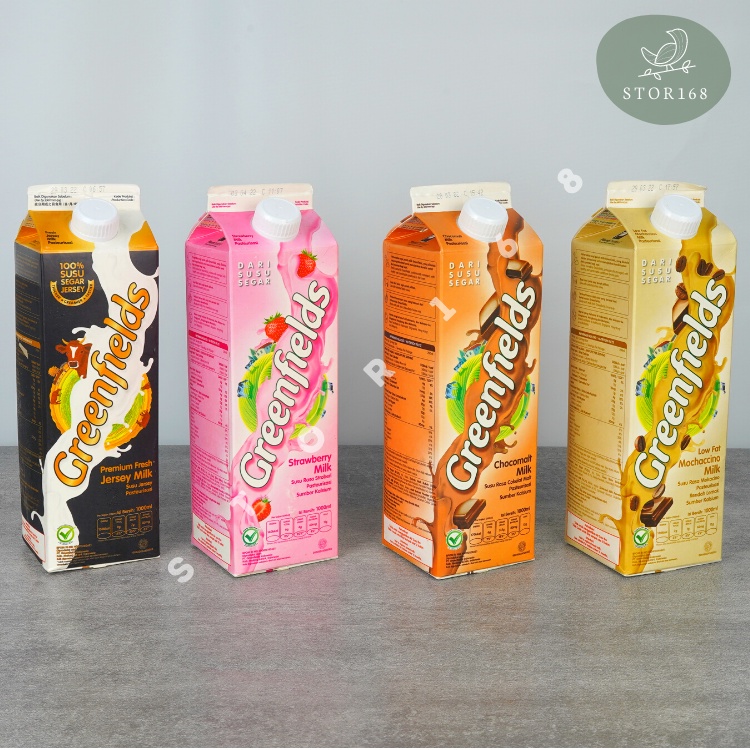 Jual Greenfields Fresh Milk 1 Lt | Jersey Chocomalt Strawberry ...