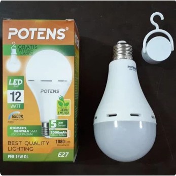 Jual Lampu LED POTENS Emergency 12W | Shopee Indonesia