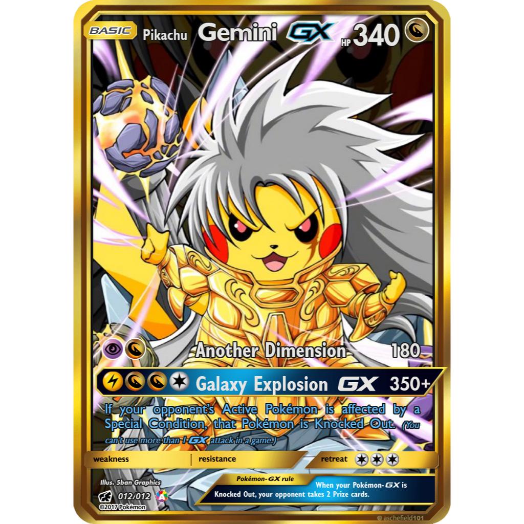 Jual KARTU POKEMON TCG HOLOGRAM SPECIAL PIKACHU SAINT SEIYA - GOLD ...