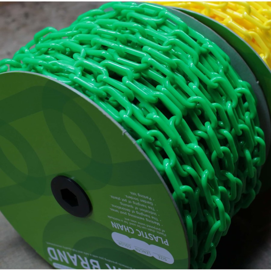 Jual Per Meter RANTAI PLASTIK 6 mm PVC Pembatas Traffic Cone Antrian ...