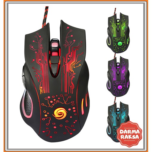 Jual Mouse Gaming LED RGB (3200 DPI) | Shopee Indonesia