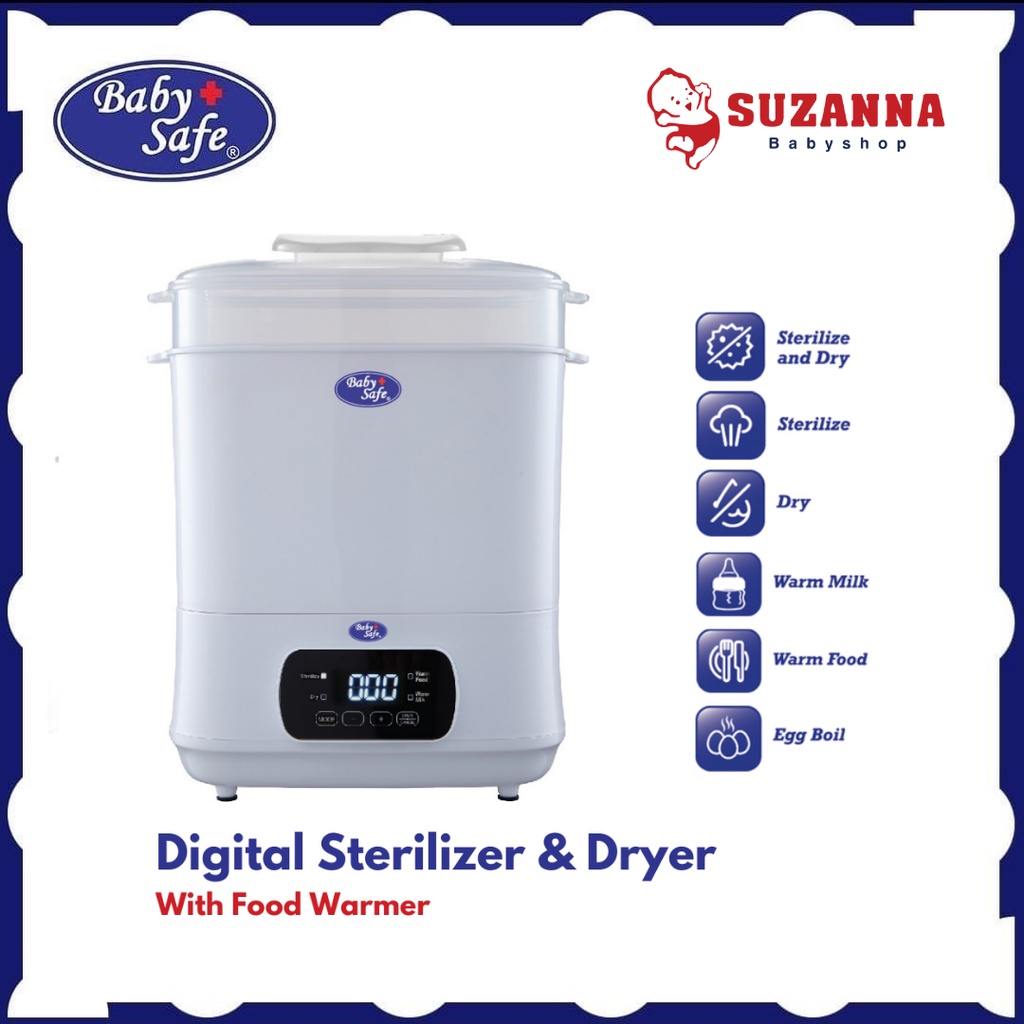 Jual Baby Safe STE01 Digital Sterilizer & Dryer | Shopee Indonesia