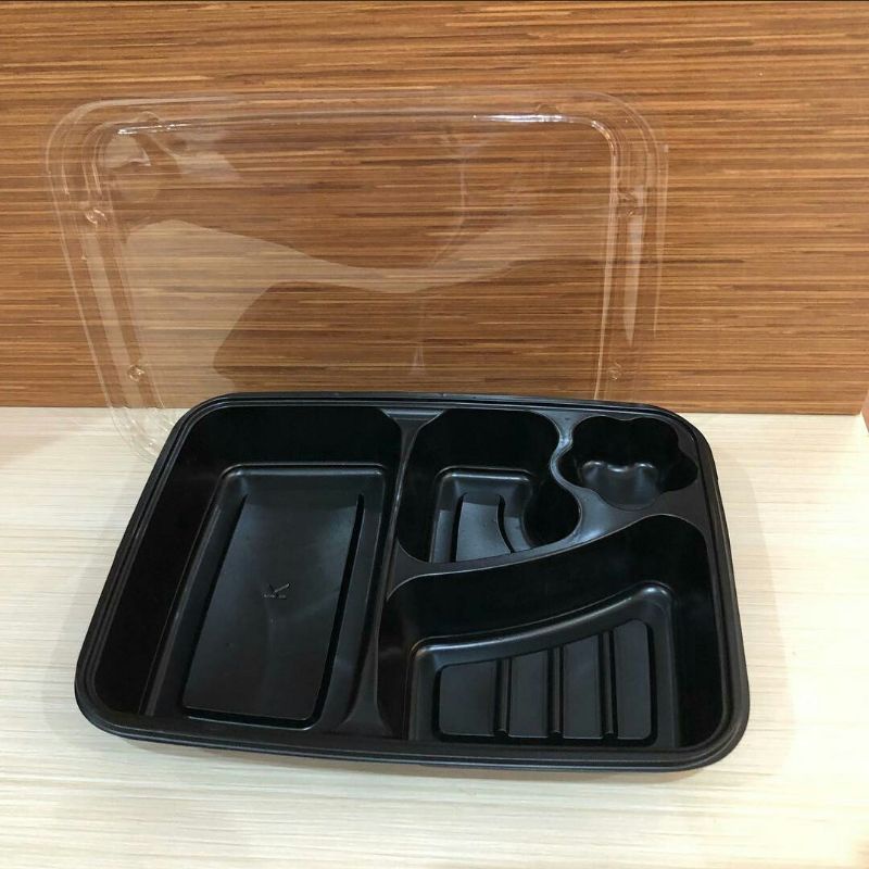 Jual mika bento hitam pet | Shopee Indonesia
