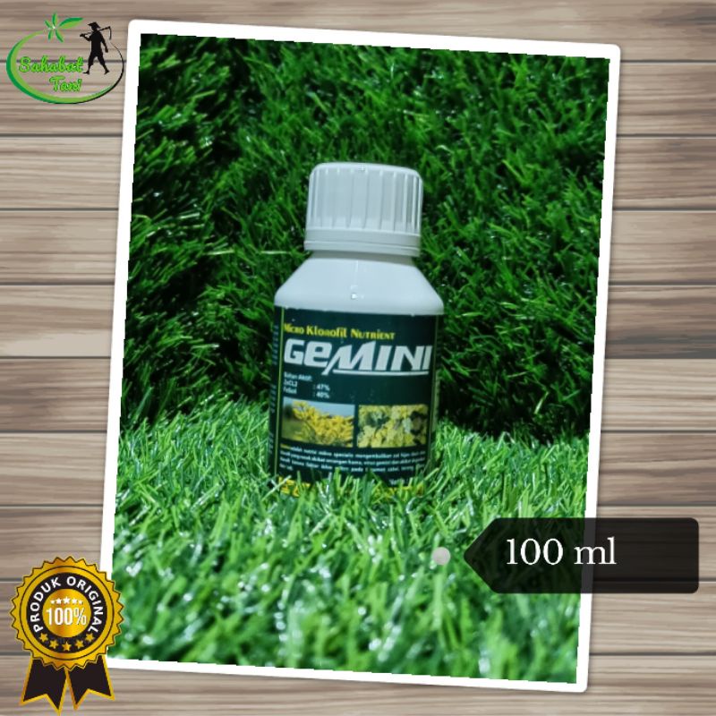 Jual GEMINI 100 ml mengembalikan zat hijau tanaman | Shopee Indonesia