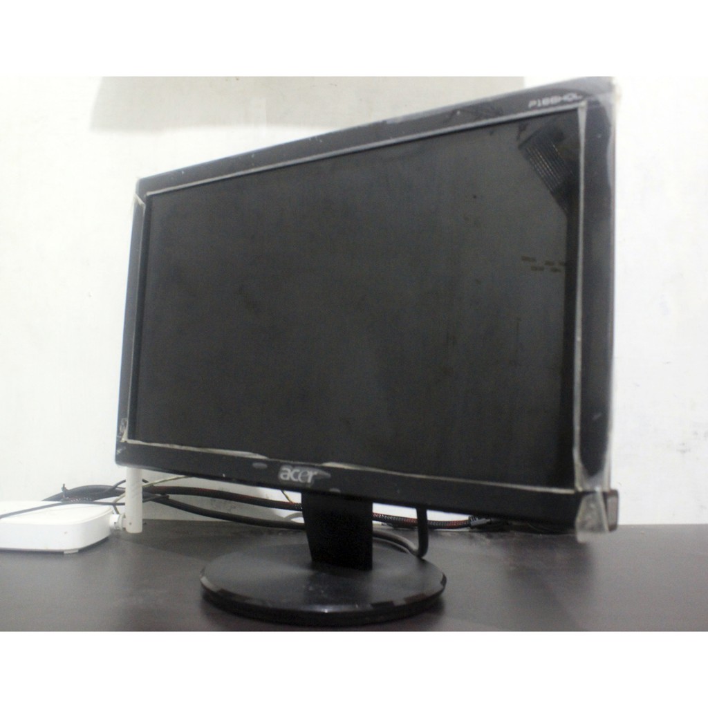 Jual [SOLD] Monitor LCD 16 Inch ACER P166HQL Normal Mulus | Shopee ...