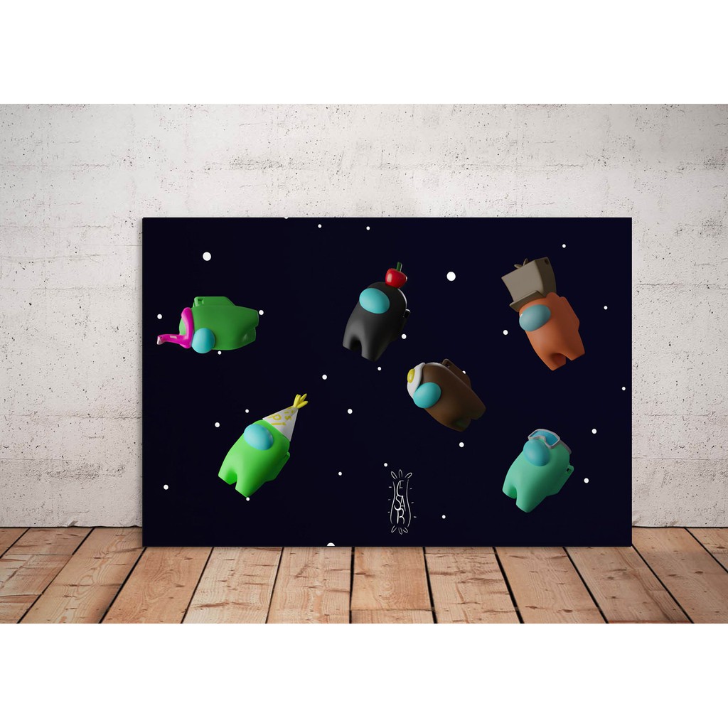 Jual Poster Dinding AmongUs/Hiasan Dinding Rumah Among Us/ Wall Decor ...