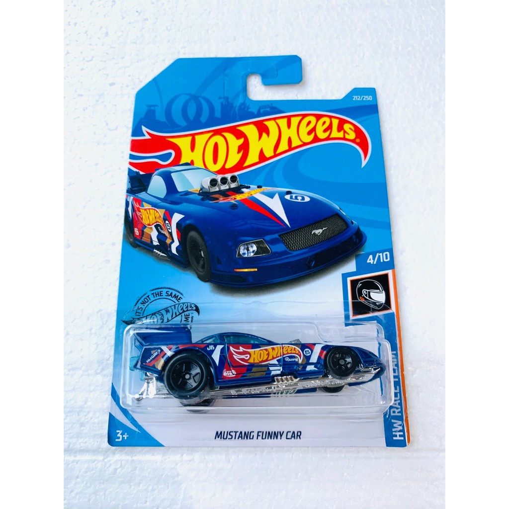 Jual HOT WHEELS HOTWHEELS MUSTANG FUNNY CAR BIRU HW RACE DAY DIECAST ...
