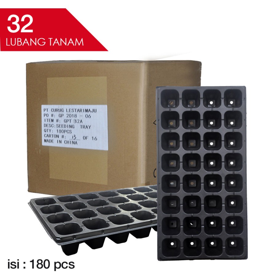 Jual 1 Karton/Box Tray Semai / Seeding Tray / hidroponik Untuk ...