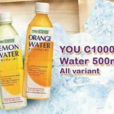 Jual You C1000 minuman vitamin C ORANGE WATER / LEMON WATER 500ml ...