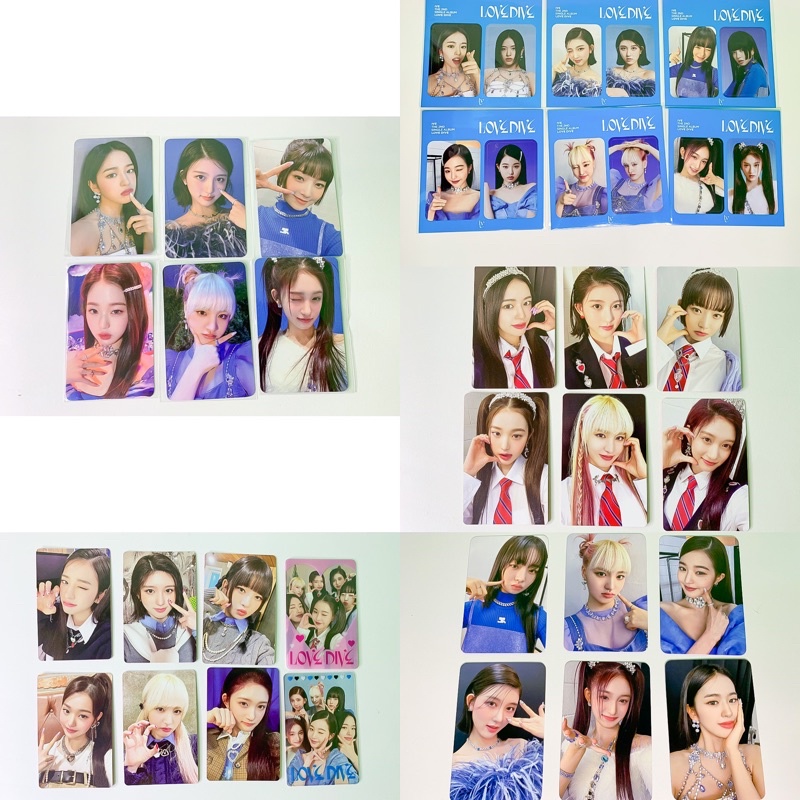 Jual IVE - The 2nd Single Album [LOVE DIVE] BENEFIT PHOTOCARD POB KTOWN R1 SSQ MV HEART MMT PC ...