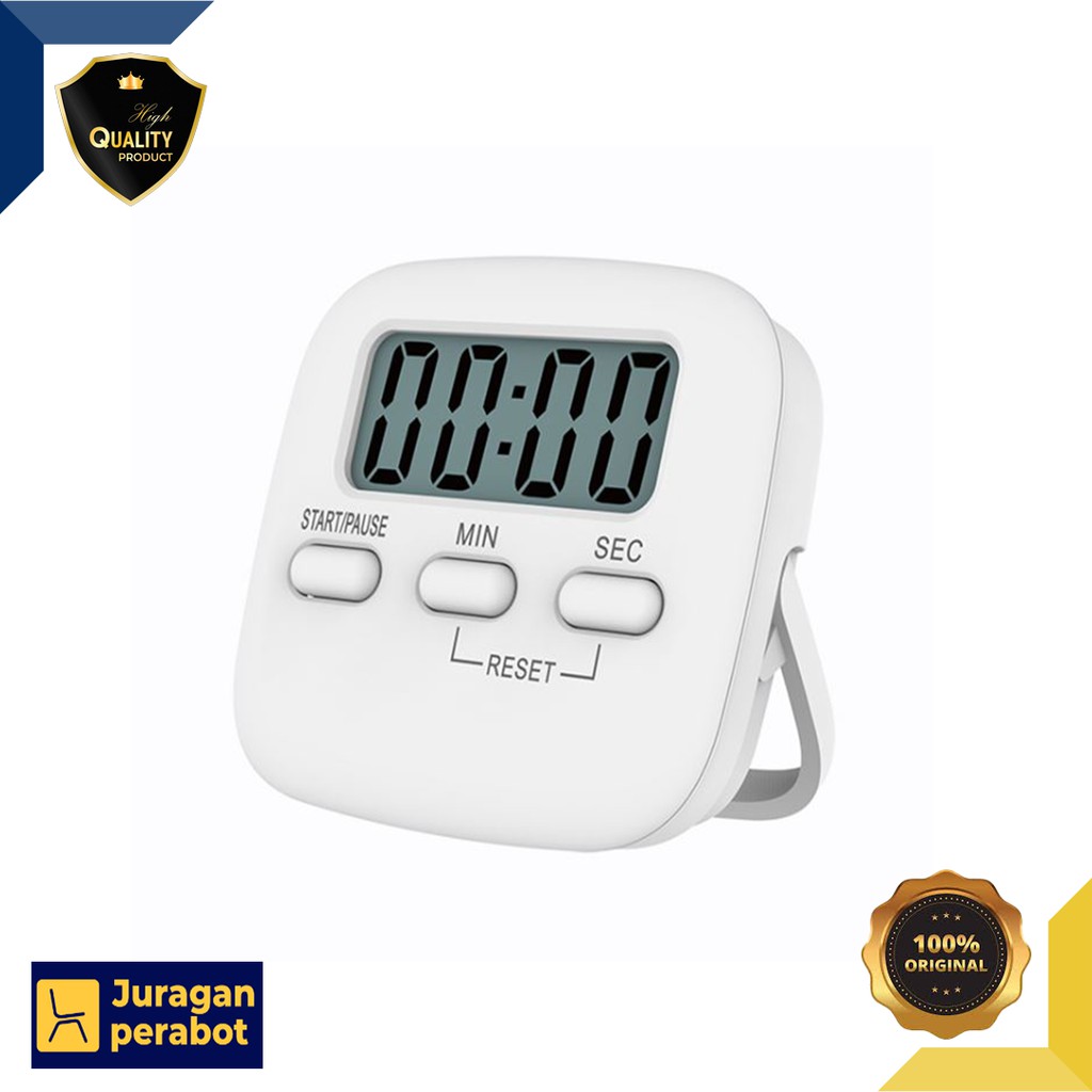 Jual Timer Masak Dapur Digital LCD Kitchen Timer Alarm Cooking Kopi Kue ...