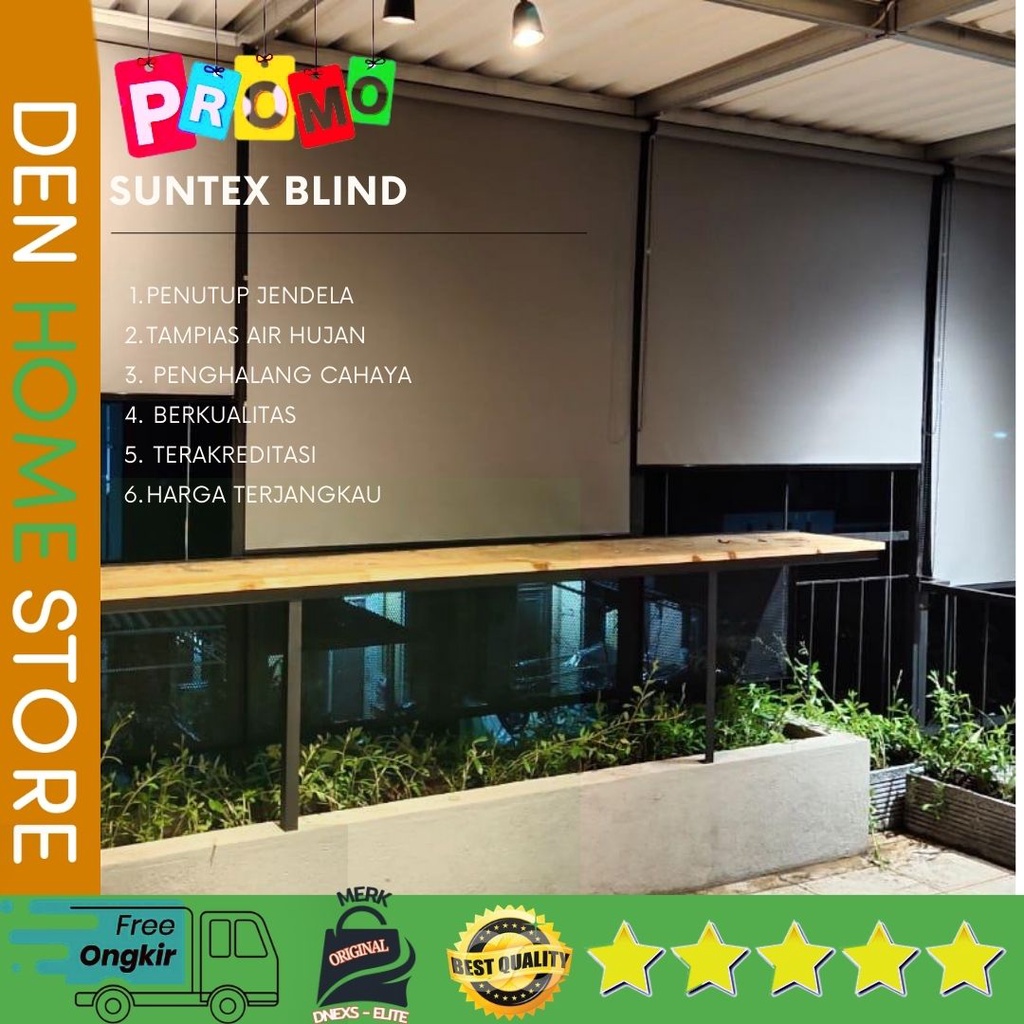 Jual Tirai Tampias Air Hujan untuk Outdoor Rumah - Suntex Blind ...