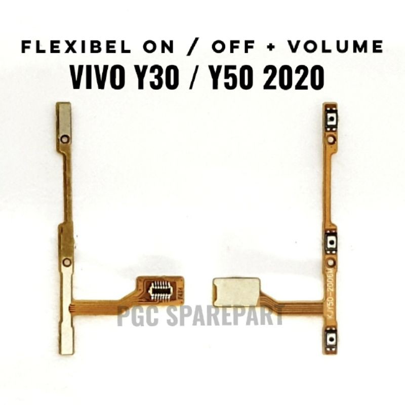 Jual Original Flexible Konektor Volume Power On Off Vivo Y30 - Y50 2020 - Flexibel Fleksibel ...