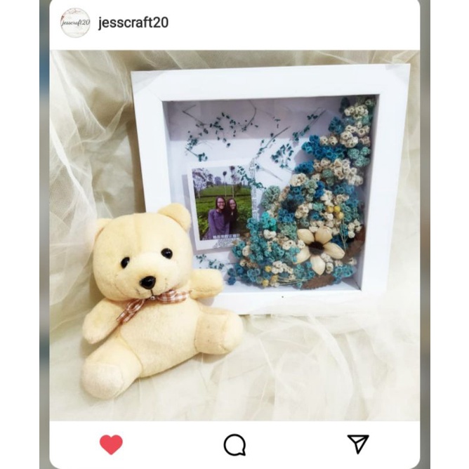 Jual FRAME 3D/BINGKAI FOTO/BINGKAI 3D/BINGKAI BUNGA/FRAME BUNGA/BUKET ...