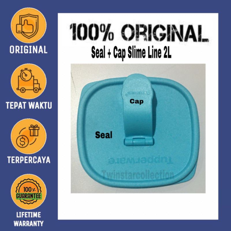 Jual Promo Seal / Tutup Cap Slim Line Botol 2 L / Free Bubble Wrap ...