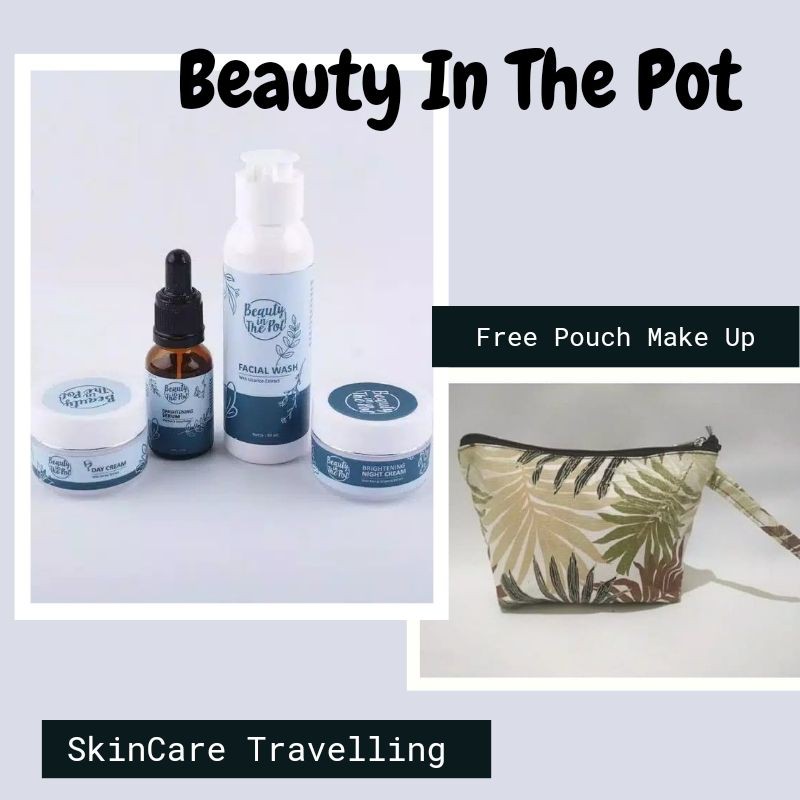 Jual [SKINCARE] BEAUTY IN THE POT/PAKET BEAUTY IN THE POT (POUCH MAKEUP ...