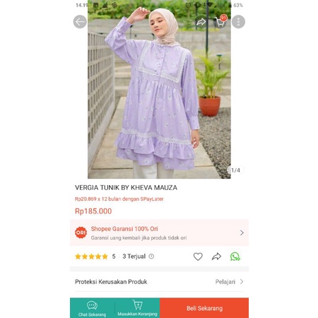 Jual Preloved Kheva Mauza | Shopee Indonesia