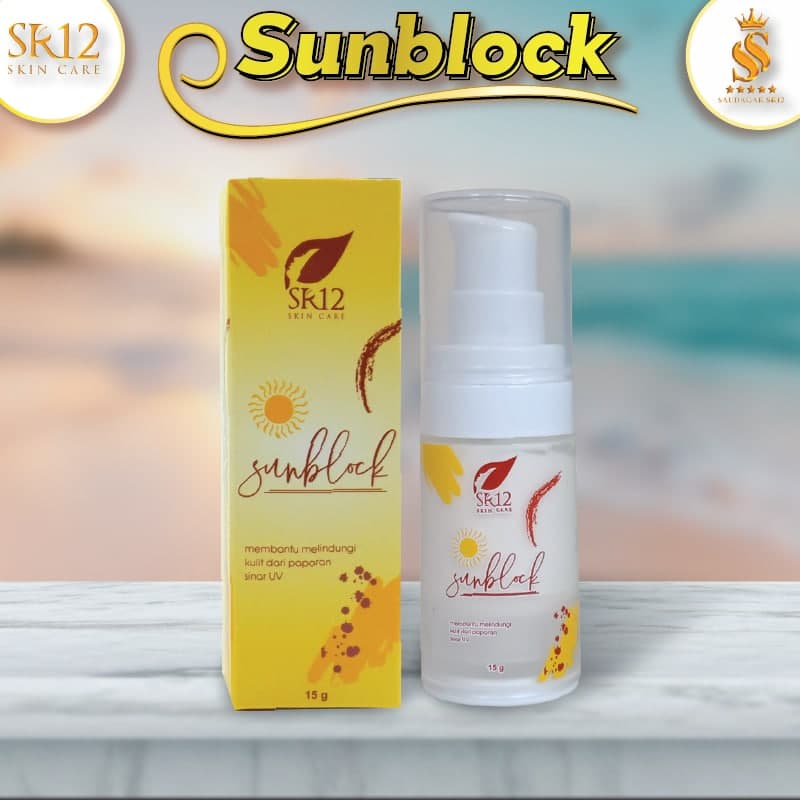 Jual Sunscreen SPF 30 PA +++ With Calendula Skincare Sunblock SR12 BPOM ...