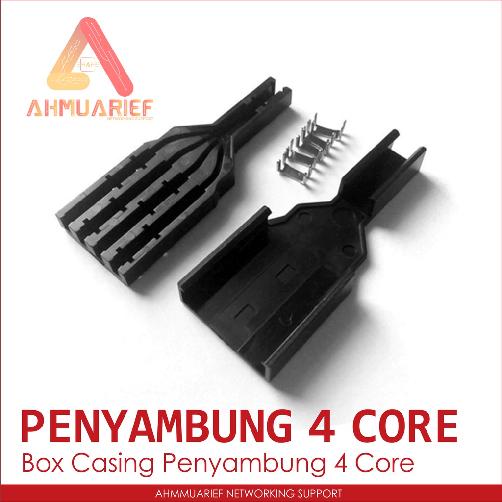 Jual Casing Penyambung Connector Kabel Fiber Optik 4 Core Optic FTTH ...