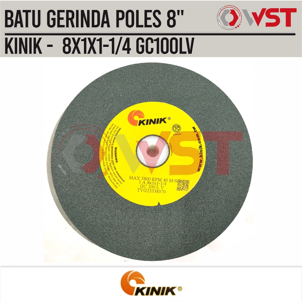 Jual KINIK Batu Gerinda Duduk 8Inch GC100 / Batu Asah 8x1x1-1/4 Grit ...