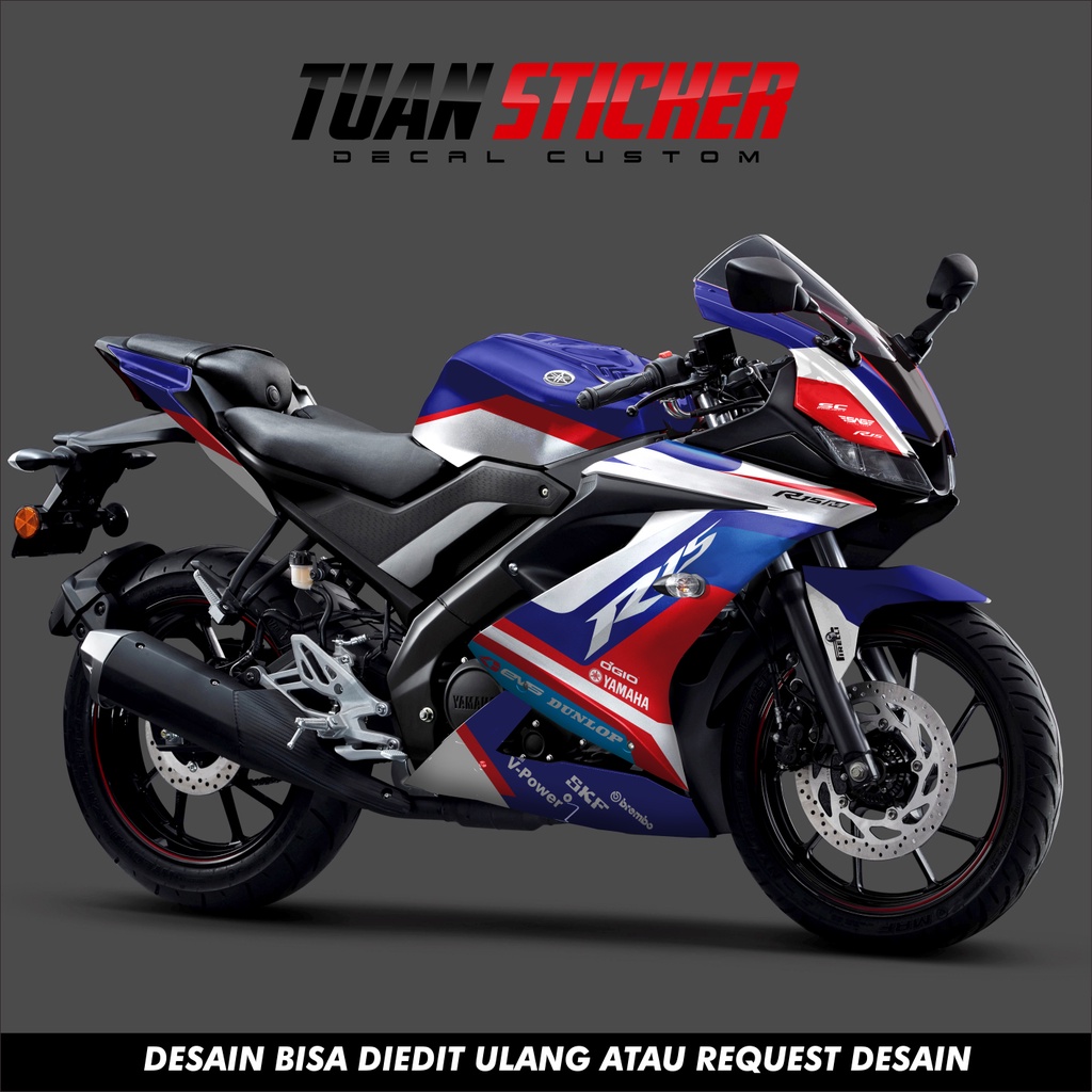 Jual Sticker Striping Decal Yamaha R15 V3, Sticker Decal R15 V3 ...