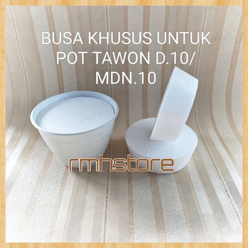 Jual Busa khusus untuk isian pot tawon D10/MDN10 busa bunga untuk pot ...