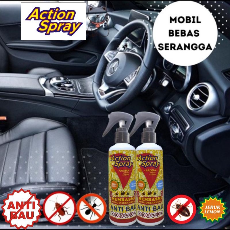 Jual Membasmi Kutu Serangga Dalam Mobil Kasur Sofa Aroma Jeruk Ampuh ...