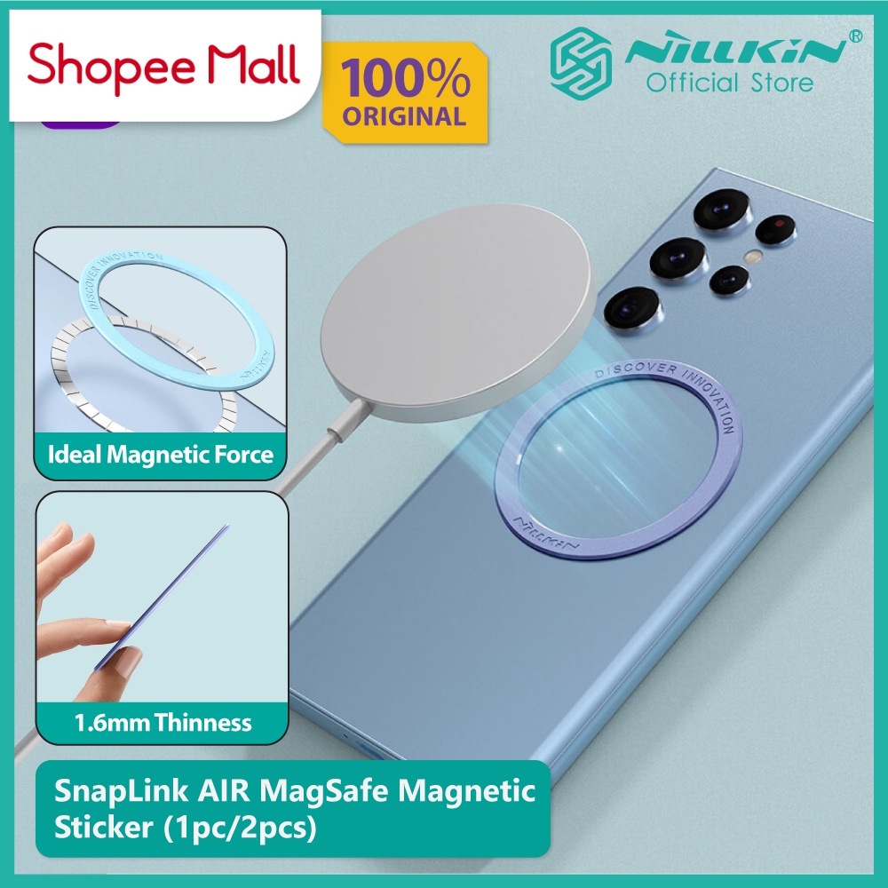 Jual MagSafe Magnetic Sticker Nillkin SnapLink Air iPhone / Android ...