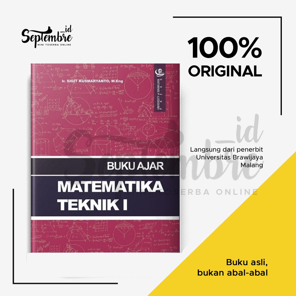 Jual Buku Ajar Matematika Teknik I - Matematika Teknik 1 - Original ...