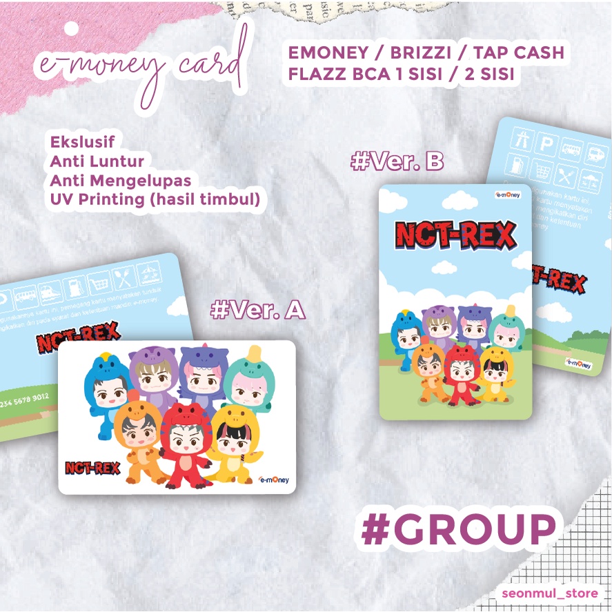 Jual NCTREX / NCT DREAM T-REX / NCT DREAM X PINKFONG TREX EMONEY BRIZZI ...