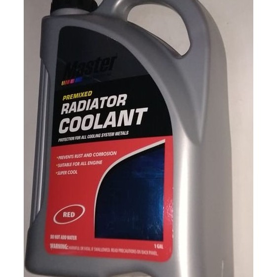 Jual Master Radiator Coolant Premix Red 1Galon (=3.785L) | Shopee Indonesia