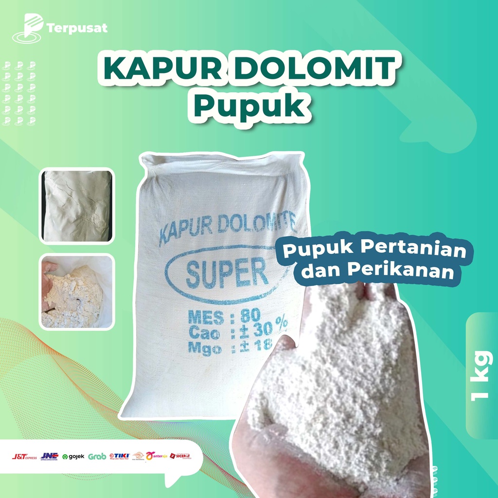 Jual Per 1 kg Kapur Dolomit Pupuk Dolomit - Kapur untuk Pertanian ...