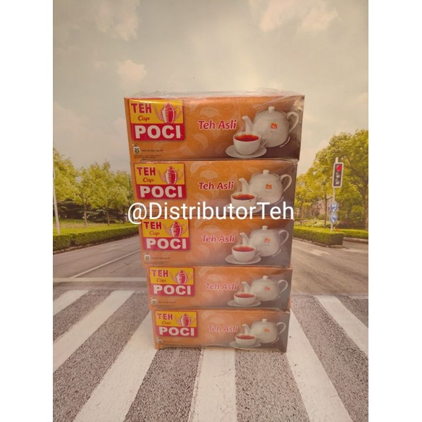 Jual Teh Celup Cap Poci Wangi Teh Asli 25 Bags x 5 Box | Shopee Indonesia