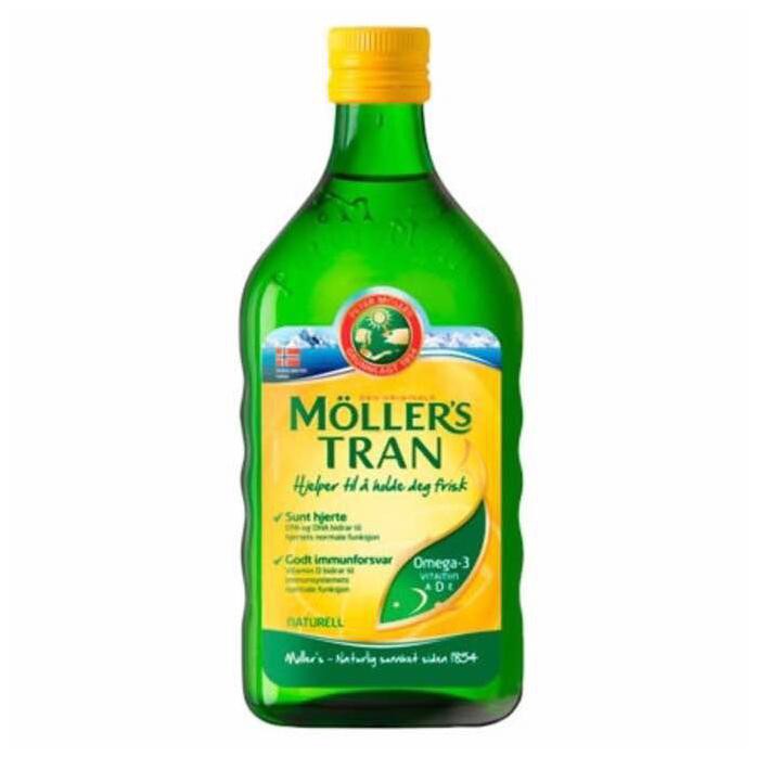 Jual Mollers Tran Cod Liver Fish Oil Moller's Trans Omega 3 DHA ...