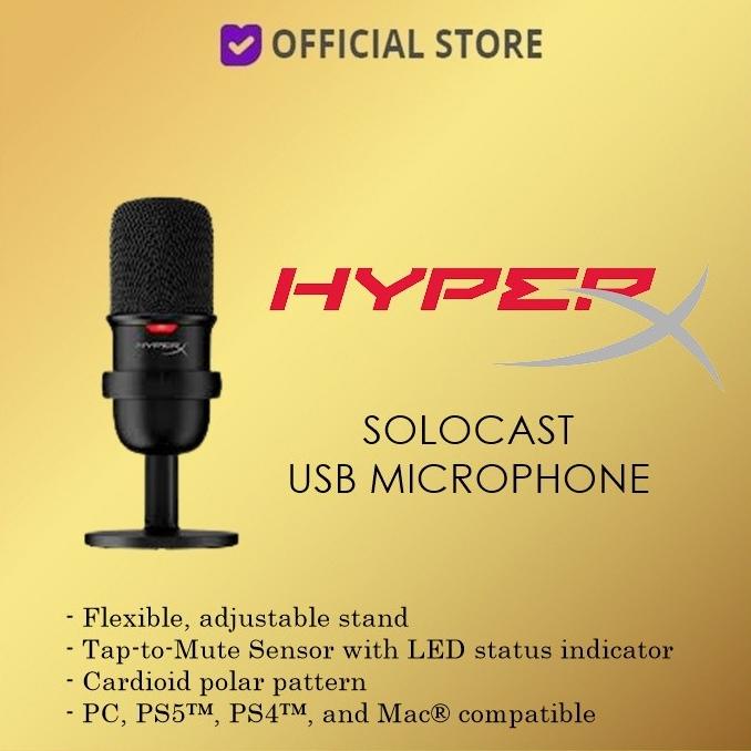 Jual HyperX Solo Cast Gaming Microphone Hyper X Kingston Usb Mic ...