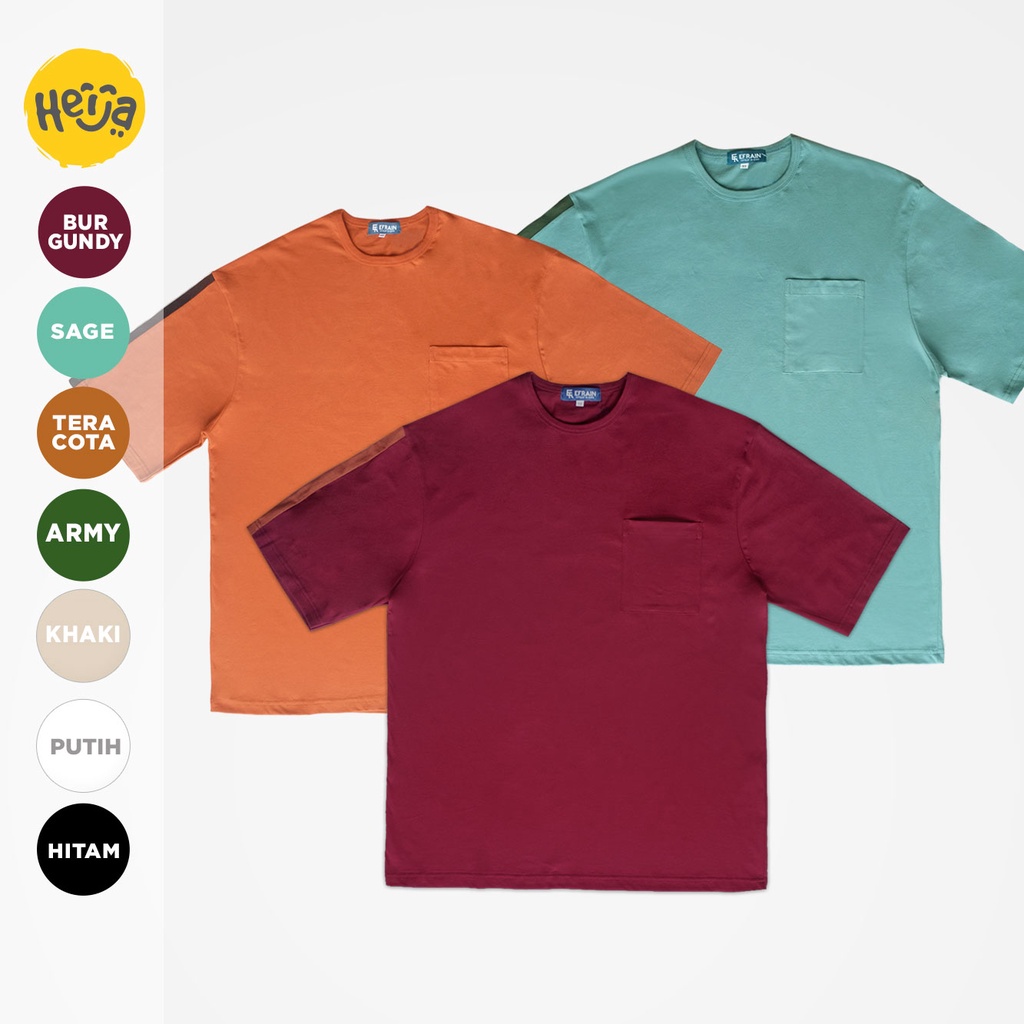 Jual KAOS OVERSIZE ANAK DEWASA TSHIRT UNISEX KATUN KANTONG POCKET ...
