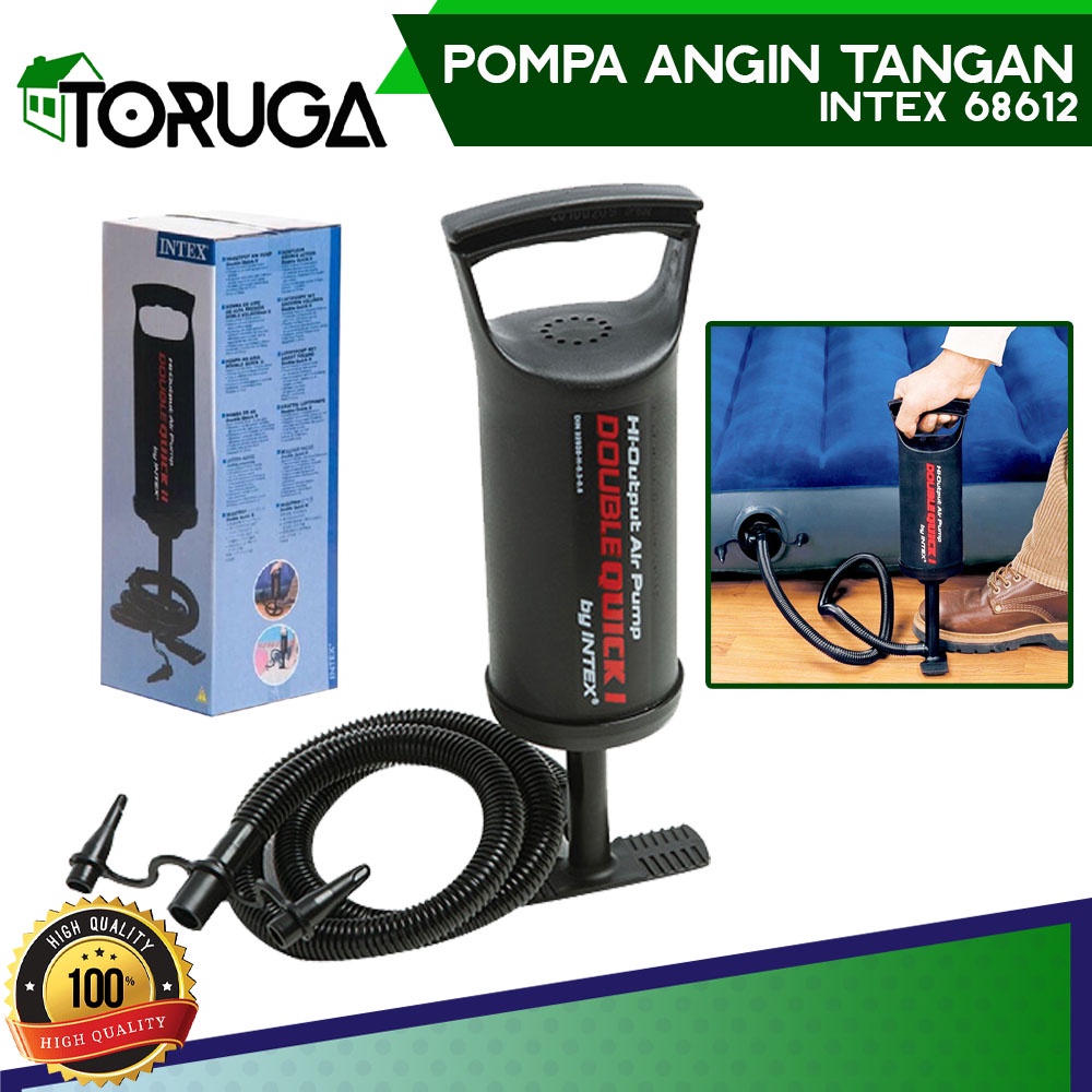 Jual Pompa Tangan Kasur Angin INTEX Double Quick Hand Pump 68612 ...