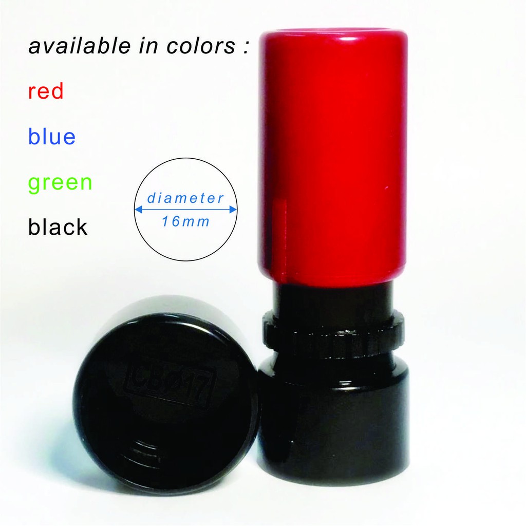 Jual [AUTO STAMP] CUSTOMIZED STAMP SIZE 17MM | Shopee Indonesia