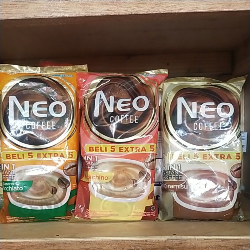 Jual NEO COFFEE kopi isi 10pcs (beli 5 extra 5) | Shopee Indonesia