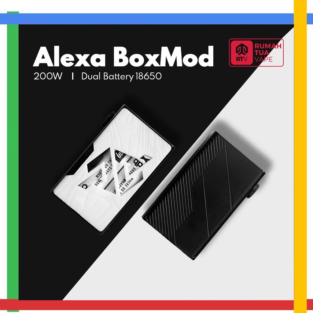 Jual ALEXA BOX MOD 200W DUAL BATTERY 18650 MOD BY INHALE | Shopee Indonesia