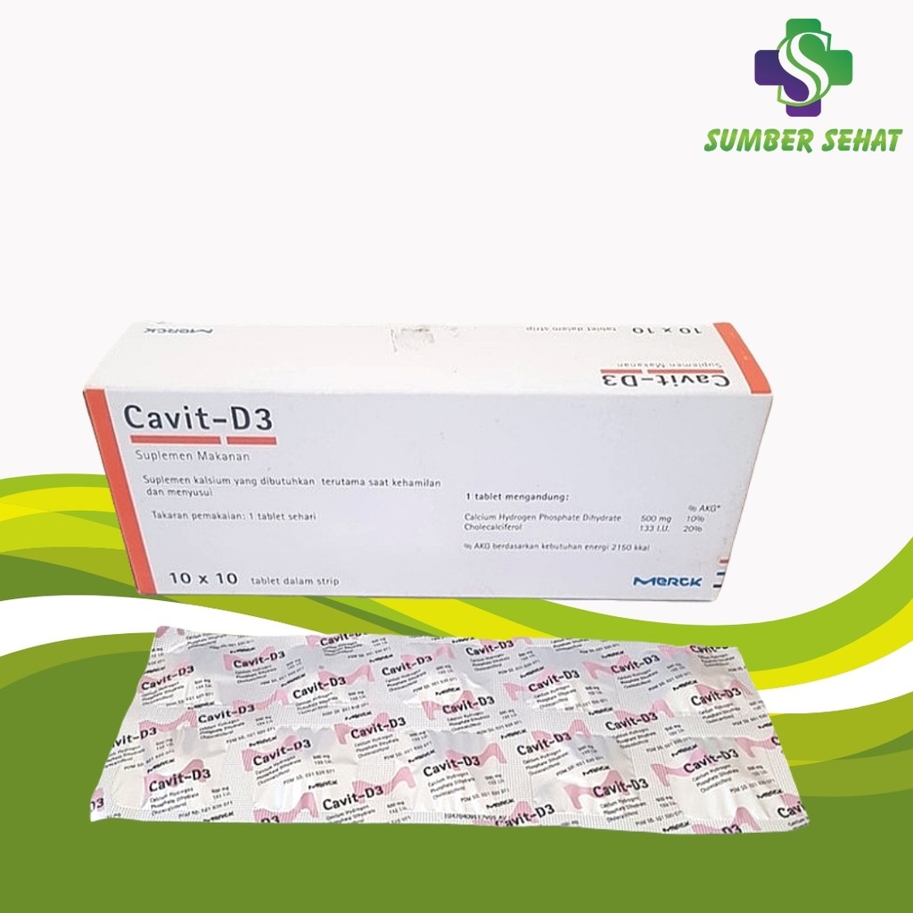 Jual CAVIT-D3 BOX 100 TABLET | Shopee Indonesia